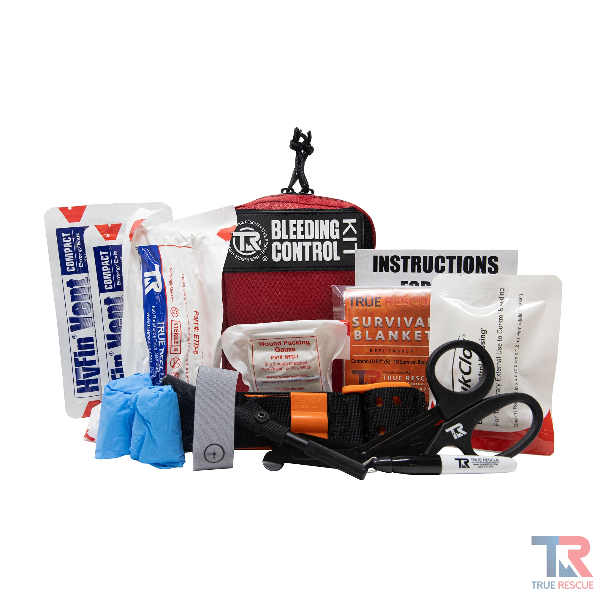 Bleeding Control Kit by True Rescue | Ships from USA