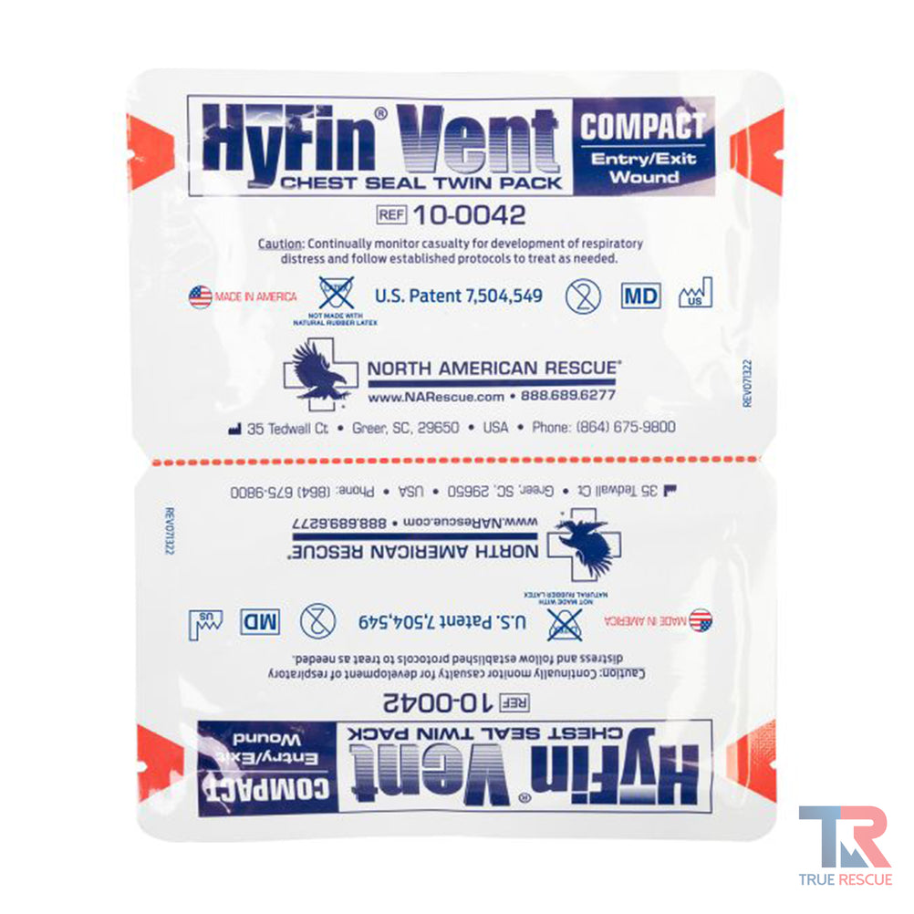 HyFin® Vent Compact Chest Seal Twin Pack