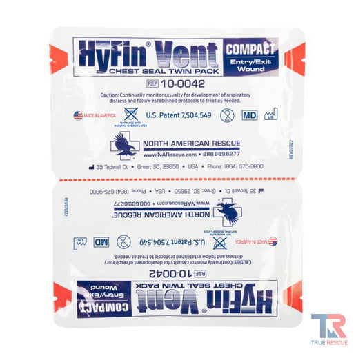 HyFin® Vent Compact Chest Seal Twin Pack