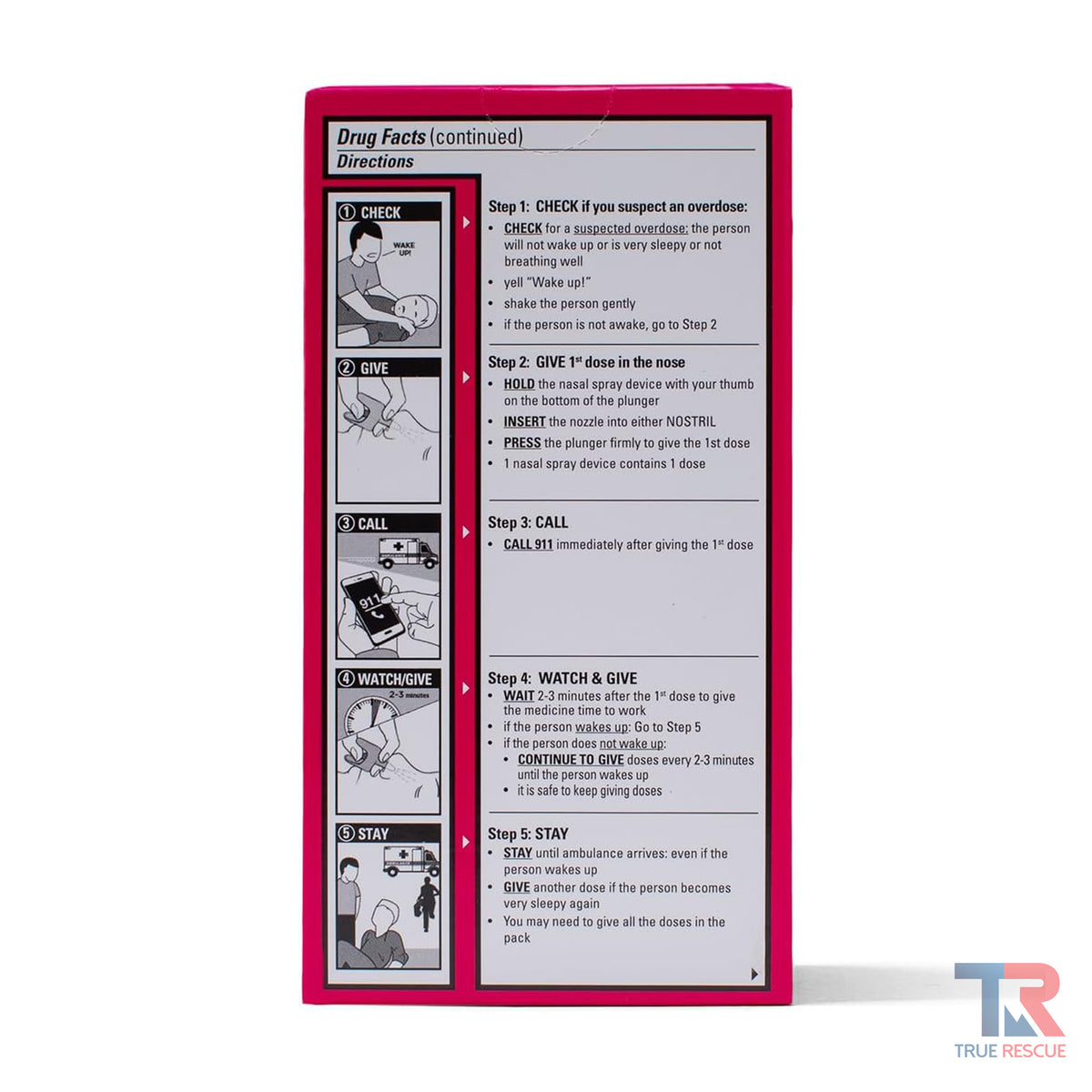 Narcan Kit - Naloxone Nasal Spray 4mg 2-Pack $44.97